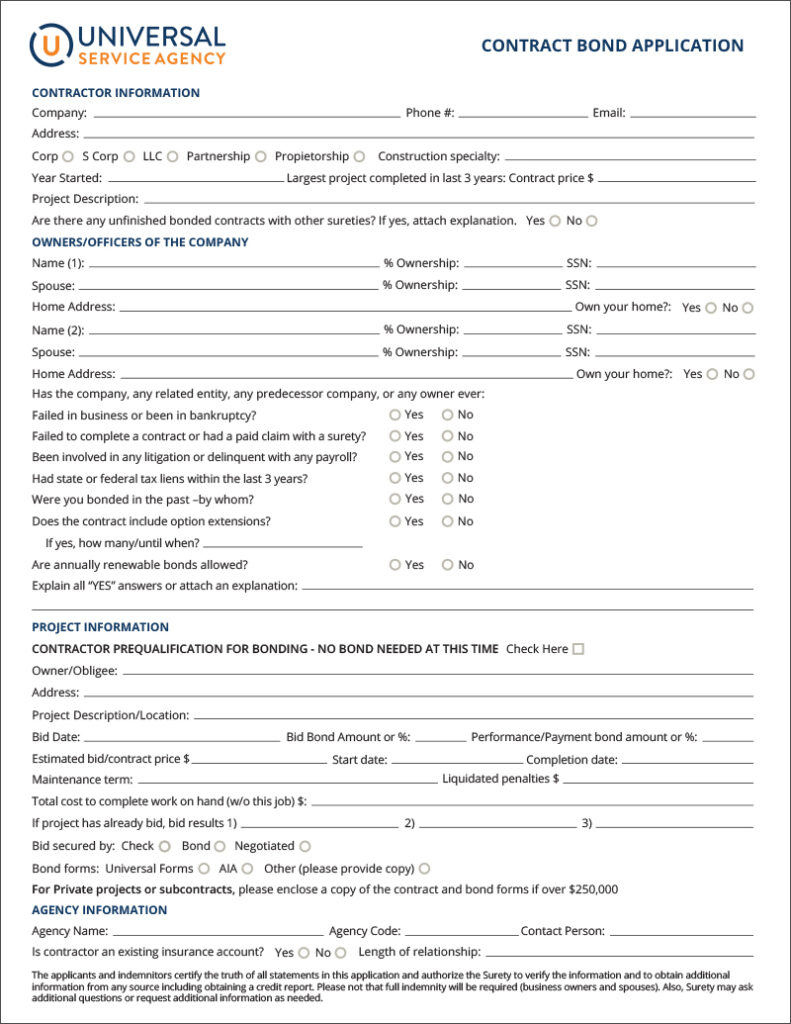 Applications – Universal Service Agency
